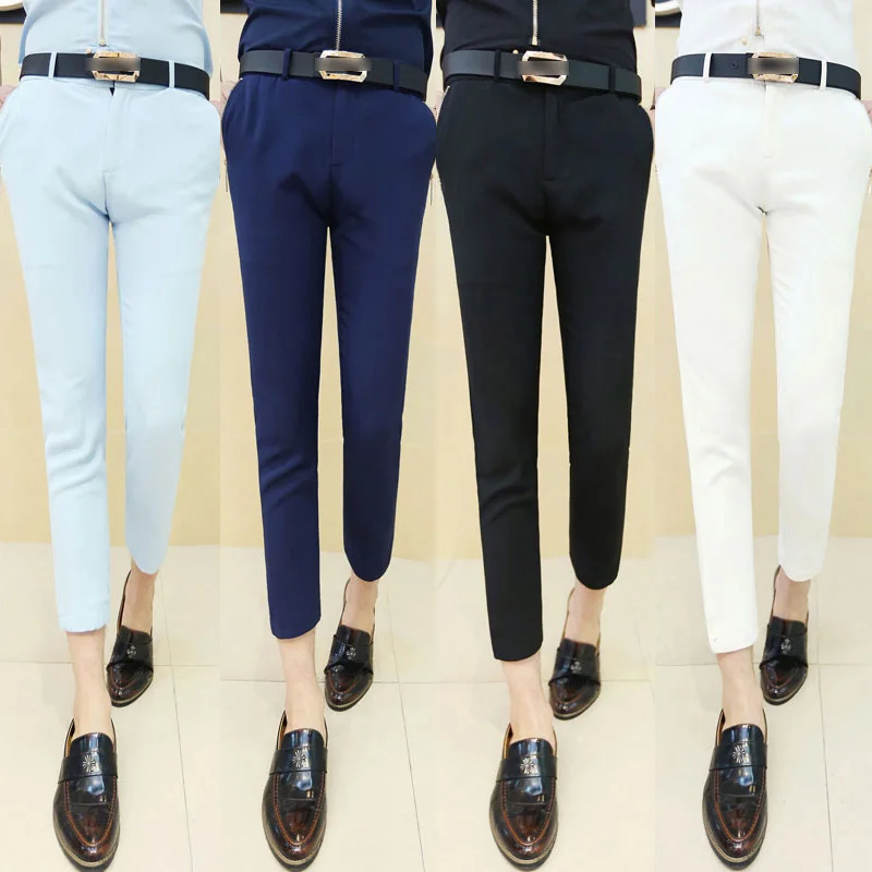 Men New Awesome Special Zipper Style Capri Pants Skinny Vintage Cropped ...