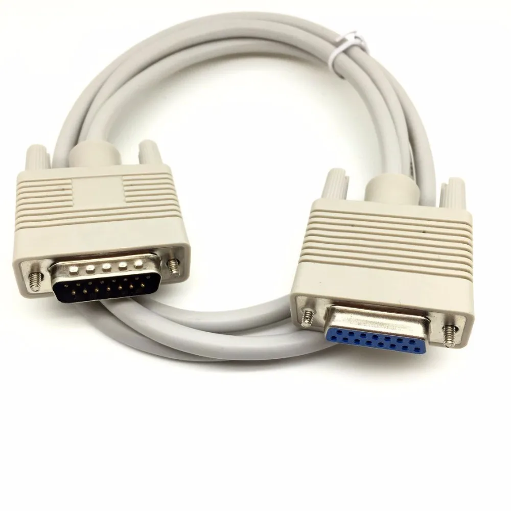 DB15 male plug to db15 female socket extender db15 parallel extension ...