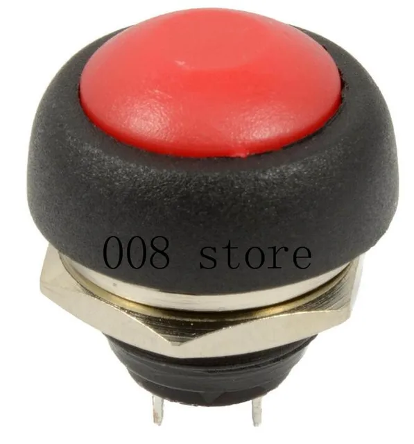 1Pcs 2Pin Mini Switch 12mm 12V 1A Waterproof momentary Push button ...