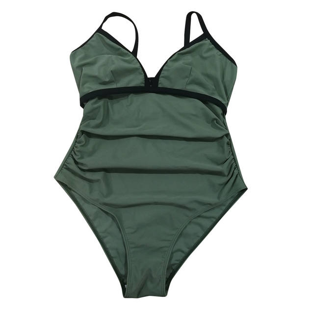 Solid Colored Tankini Swimming Suit for Women