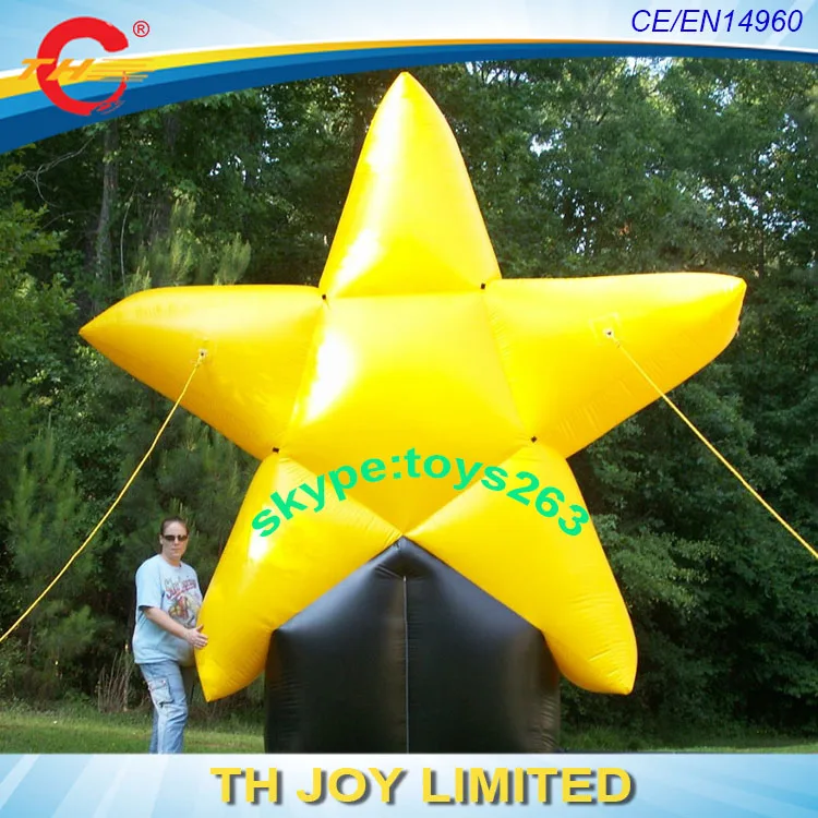 Globo inflable de estrella gigante para publicidad al aire libre, envío ...