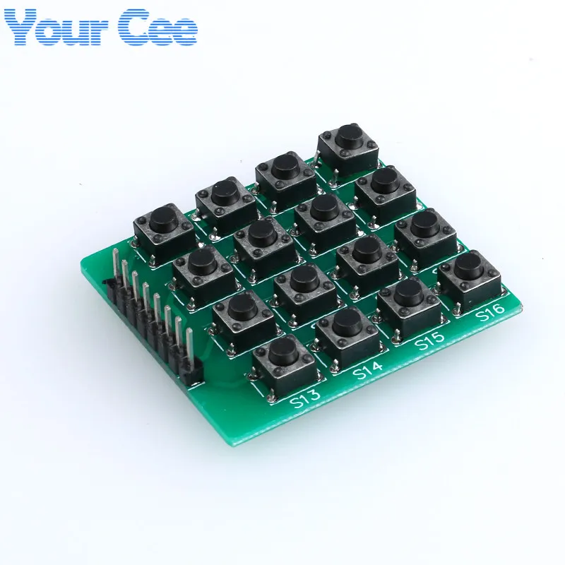 4-4-Matrix-16-Keypad-Array-Keyboard-Breadboard-Module16-Button-Mcu-8pin ...