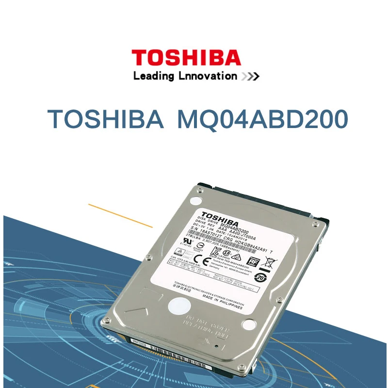 TOSHIBA Laptop Hard Drive Disk 2000G 2T Internal HDD HD 2.5" 5400 RPM ...