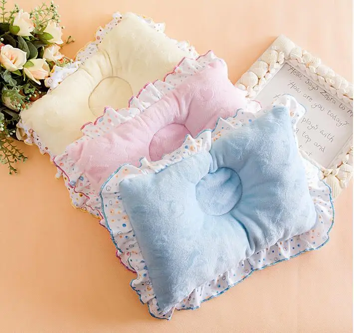 Baby Infant Newborn Anti Roll Pillow Sleep Positioner Prevent Flat Head ...