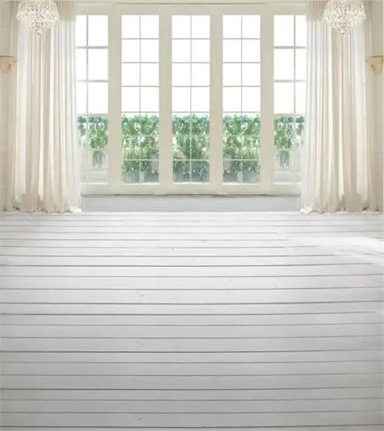 8x15ft Indoor Room Curtain Sunshine Window Lamp Wooden Floor Balcony ...