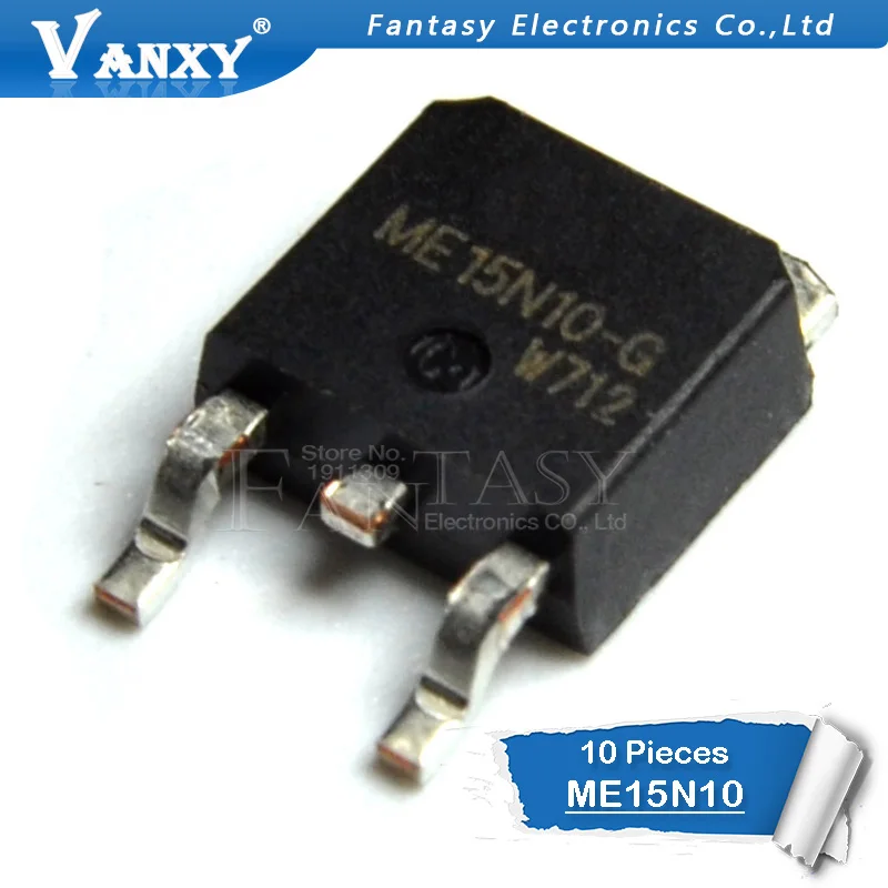 10PCS ME15N10 G TO 252 ME15N10 TO252 15N10 new MOS FET transistor-in ...