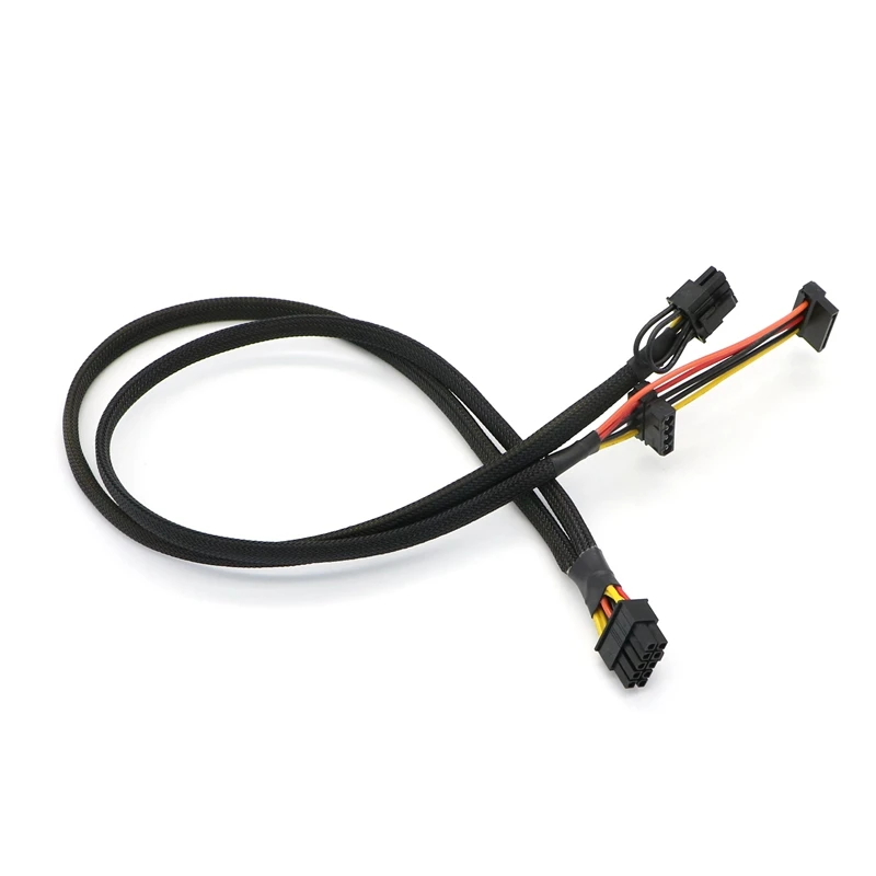 Black Sleeved Motherboard 10pin To Pci-e 8pin (6+2pin) Sata Ide Molex ...