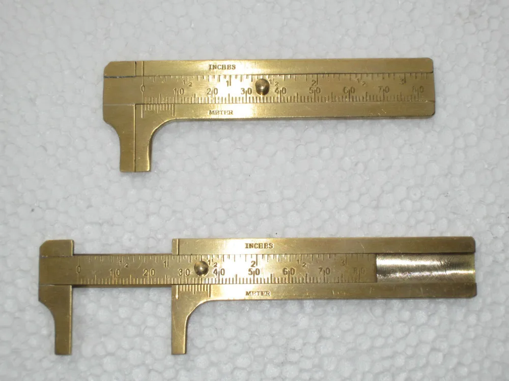 Free shipping, 2pcs/lot, dia thickness copper caliper,Brass Caliper ...