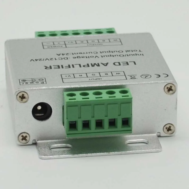 LED RGBW Amplifier Aluminum shell 4CH amplifier DC12V Input 24A Curren ...