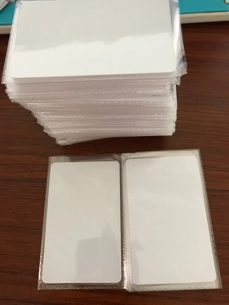 100pcs/Lot RFID Card MF S50 Proximity IC Smart Card Tag 0.8mm Thin For ...