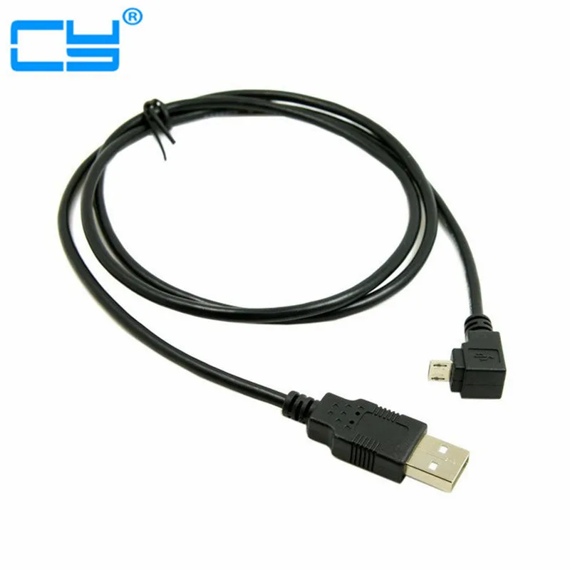 Up & Down & Left & Right Angled 90 Degree Micro USB Male to USB male ...