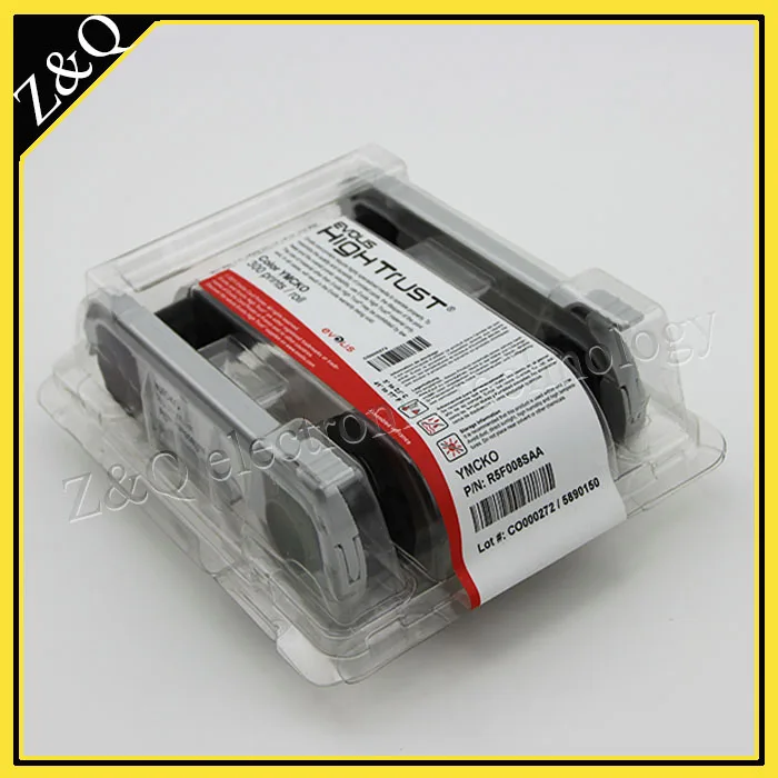 Evolis original R5F008SAA YMCKO Color Ribbon 300 prints for use with ...