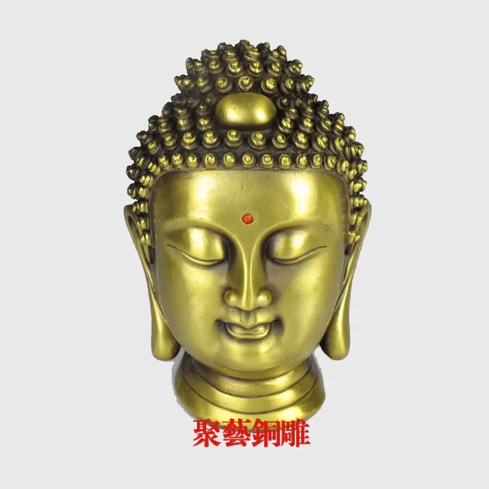 Bronze Statue Copper Decoration Copper Buddha Head Bronze Statue Crafts ...