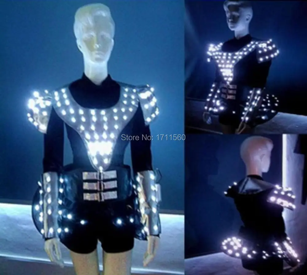 LED luminous Western style clothes for performance/business suit/light ...