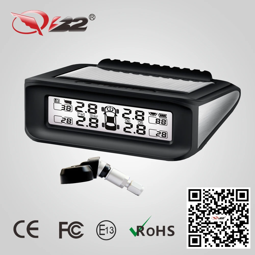car-TPMS-wtih-LCD-display-in-black-and-white-stable-wireless-signal ...
