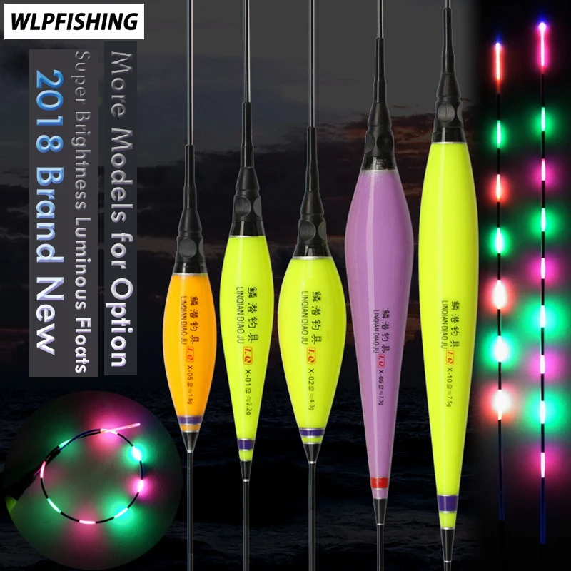 WLPFISHING Fishing Floats Super Brightness Night Light Luminous Floats ...