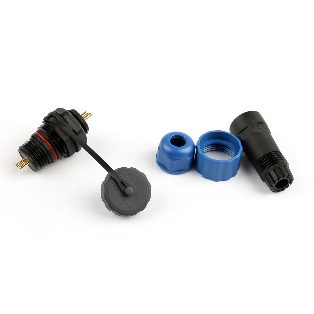 Areyourshop SP16 Series 2Pin/3Pin/4Pin/5Pin IP68 Circular Cable Plug ...