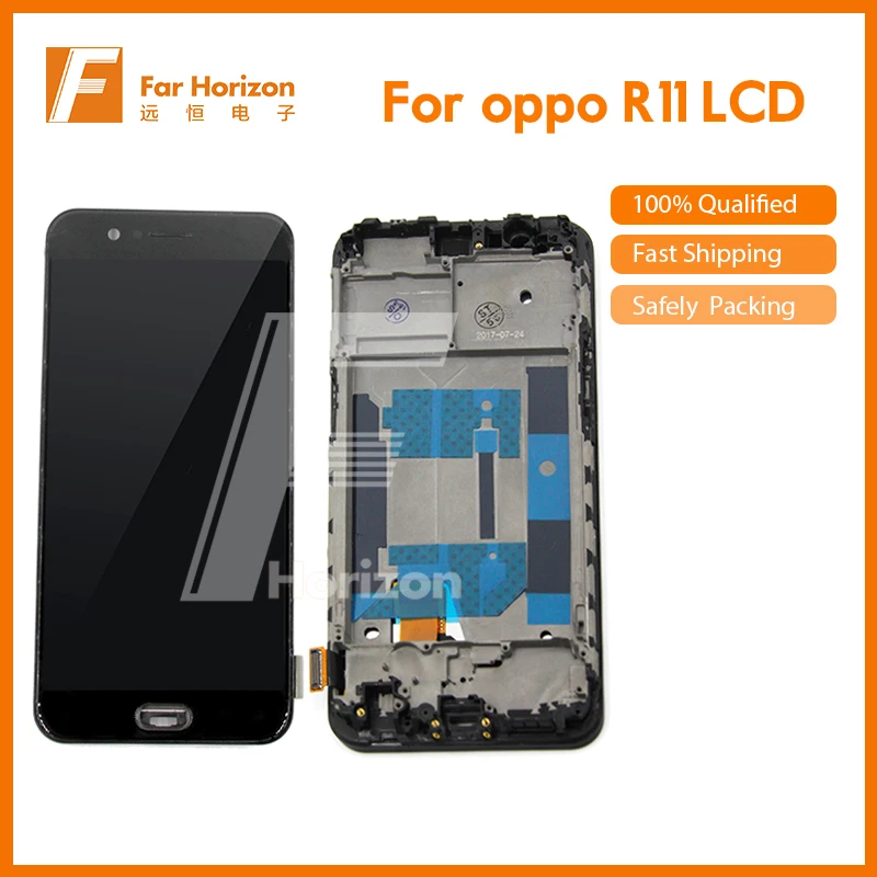 Venta al por mayor 10 unids/lote 100% probado LCD para OPPO R11 de ...