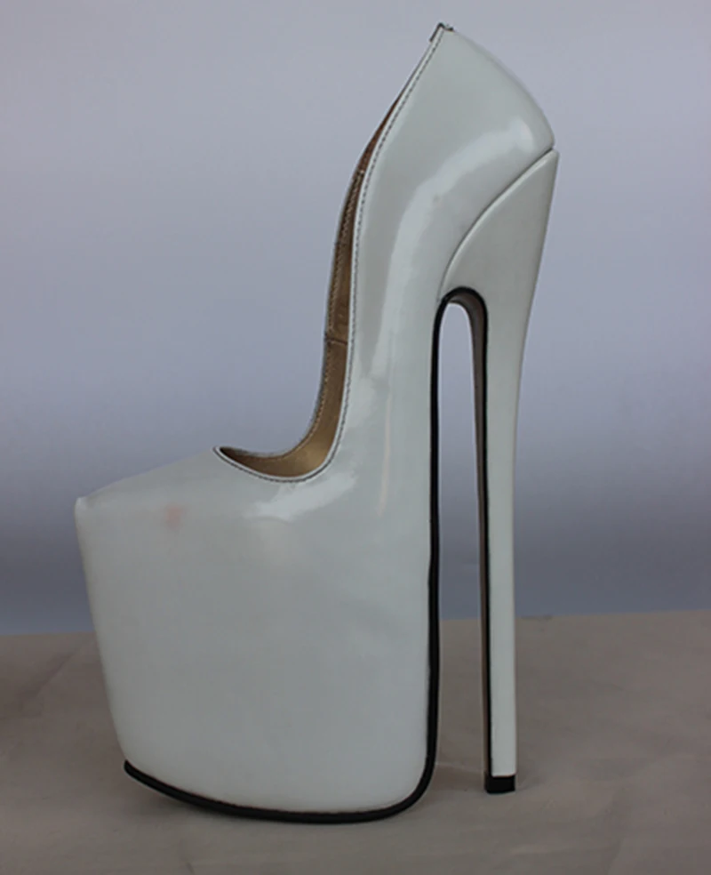 New design Full grain leather pump EXTREME high HEEL 24CM high heel 8cm New design Full grain leather pump EXTREME high HEEL 24CM high heel 8cm