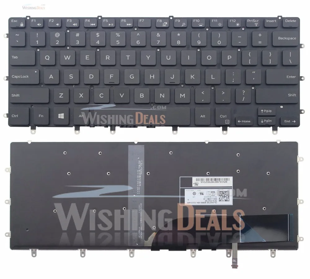 Free Shipping New for Dell Precision 5510 US backlit Keyboard-in ...