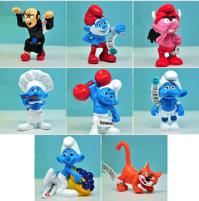 smurfette toys hands doll ornaments gargamel model toy doll gift ...