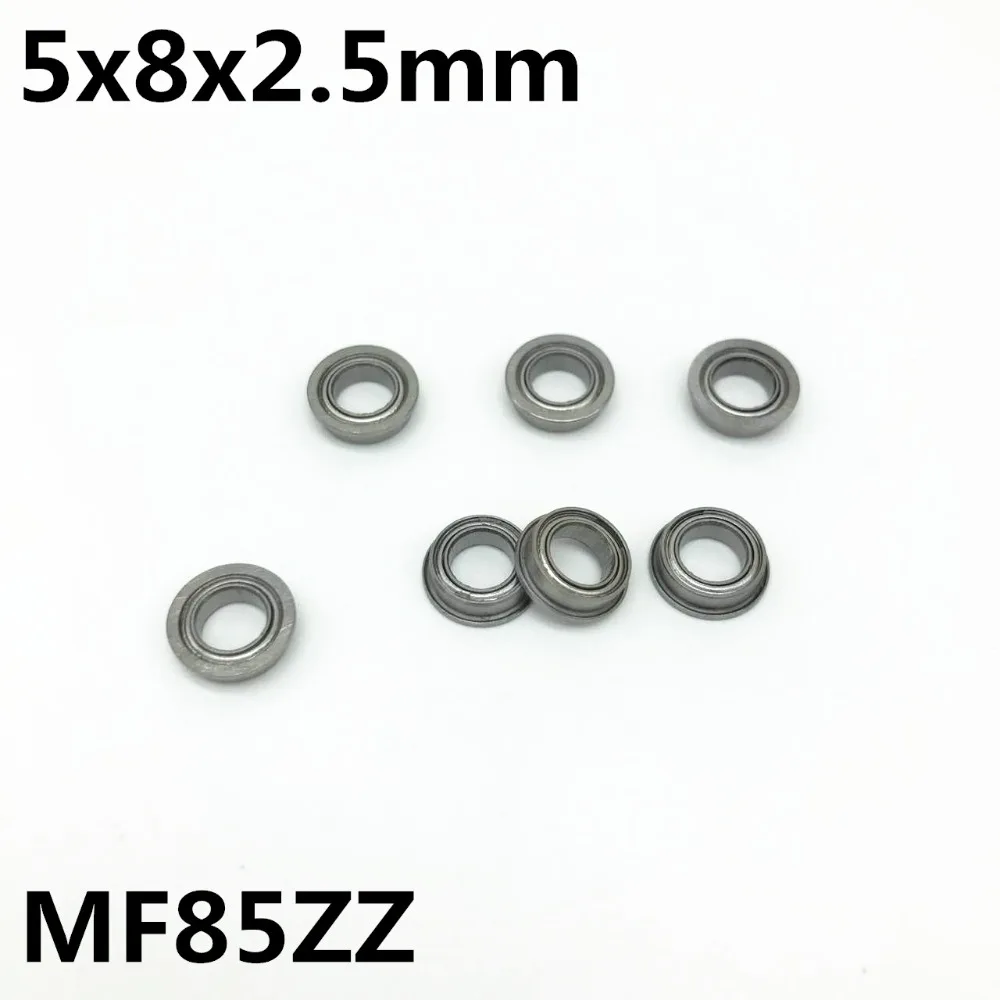 10Pcs MF85ZZ 5x8x2.5mm 플랜지 베어링 깊은 홈 볼 고품질 MF85Z MF85 - 티몬