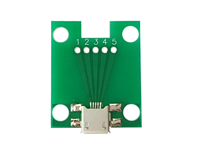 MICRO USBเชื่อมต่อบอร์ดPCB MountหัวทดสอบPinboard|connector usb ...