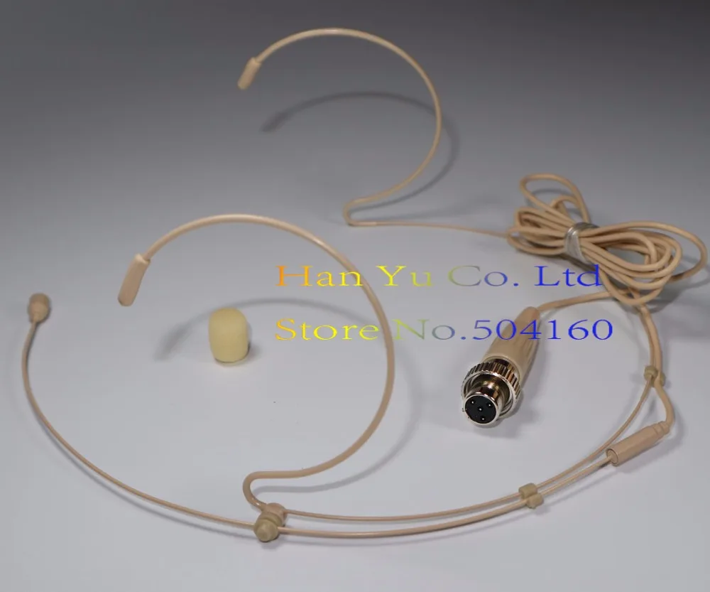 Mini-XLR Headset Pro Audio Microphones Headworn Headset Microphone With ...