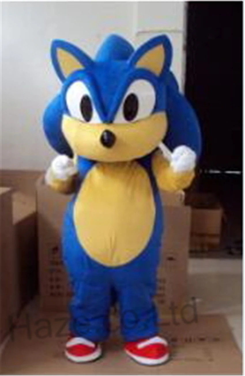 Adult Size Cartoon Mascot Costume Sonic Cosplay In Action And Toy Figures