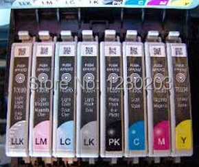 8 Color 1 Set Compatible Ink Cartridges For Epson Stylus Photo R2400 ...