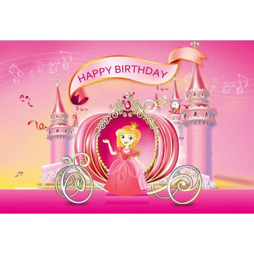 Princess Birthday Backdrop