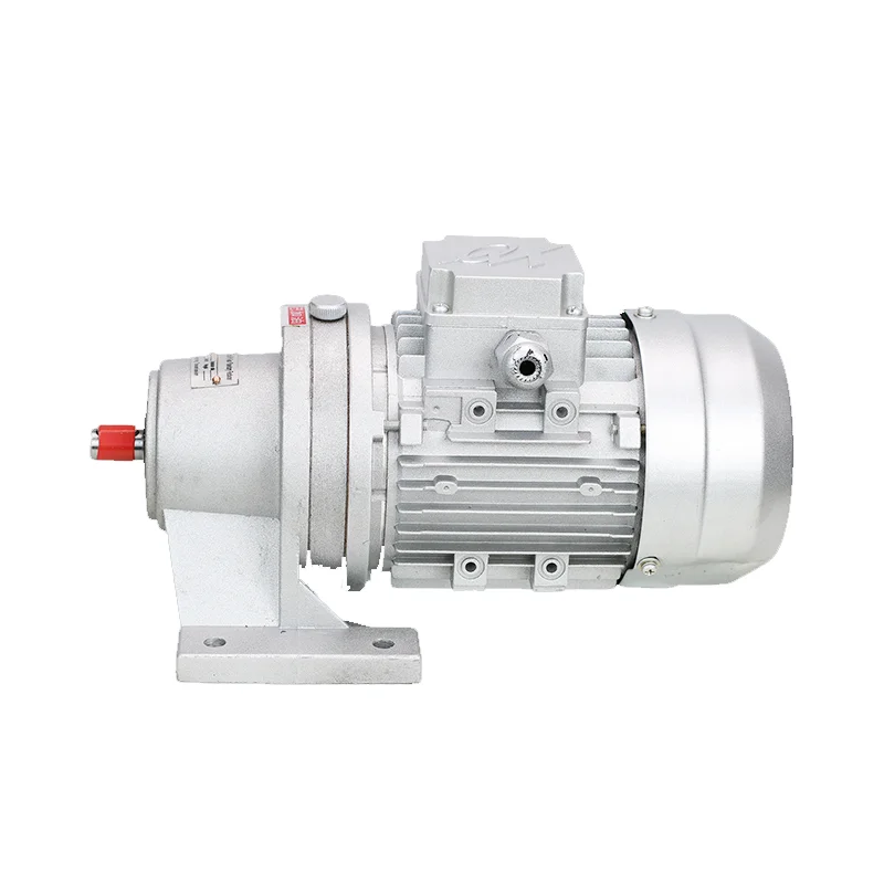 Mini cycloid redüktör yatay üç fazlı 380v 90W alüminyum gövde redüktör ...
