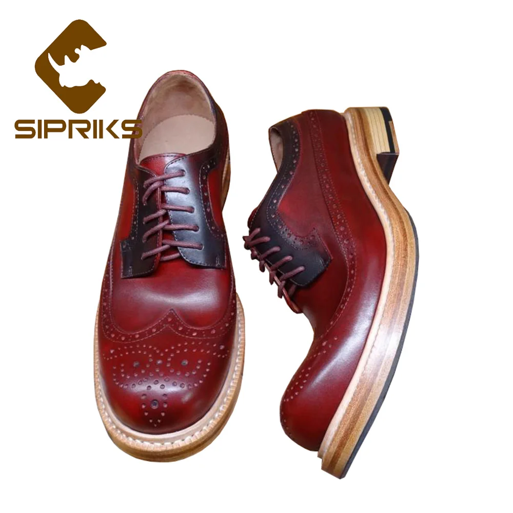 Sipriks Luxury Designer Shoes Men High Quality Goodyear Welted Shoes ...