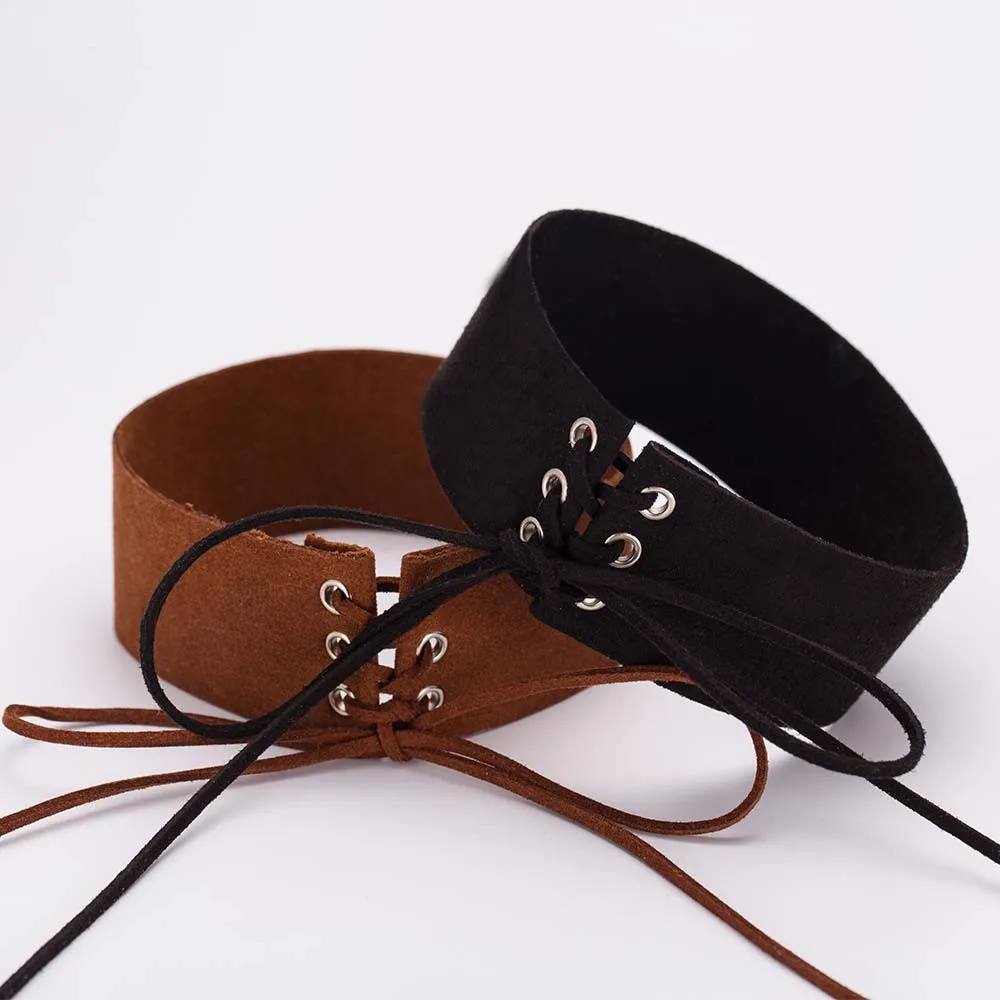 Sexy Lace Up Gothic Choker Necklace Best Crossdress And Tgirl Store