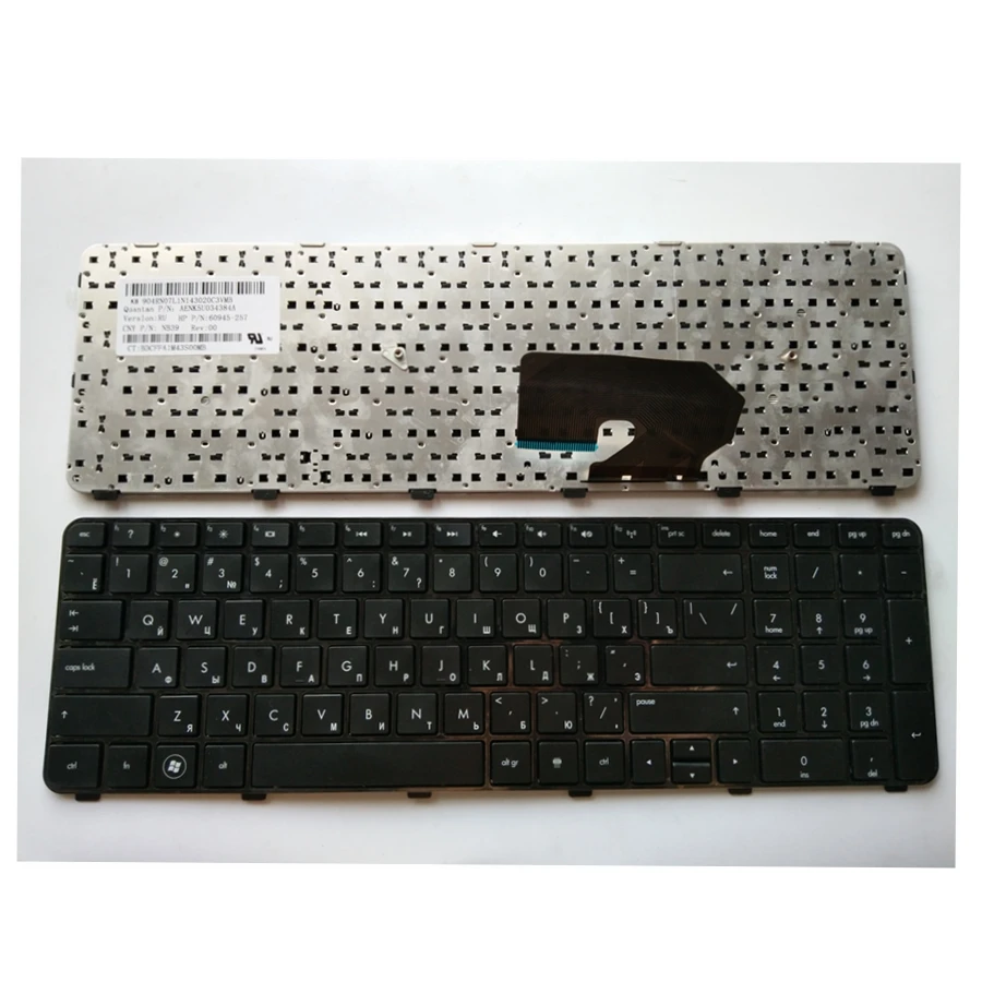 Russian Keyboard For Hp Pavilion Dv7-6100 Dv7-6000 Dv7-6200 634016-251 ...