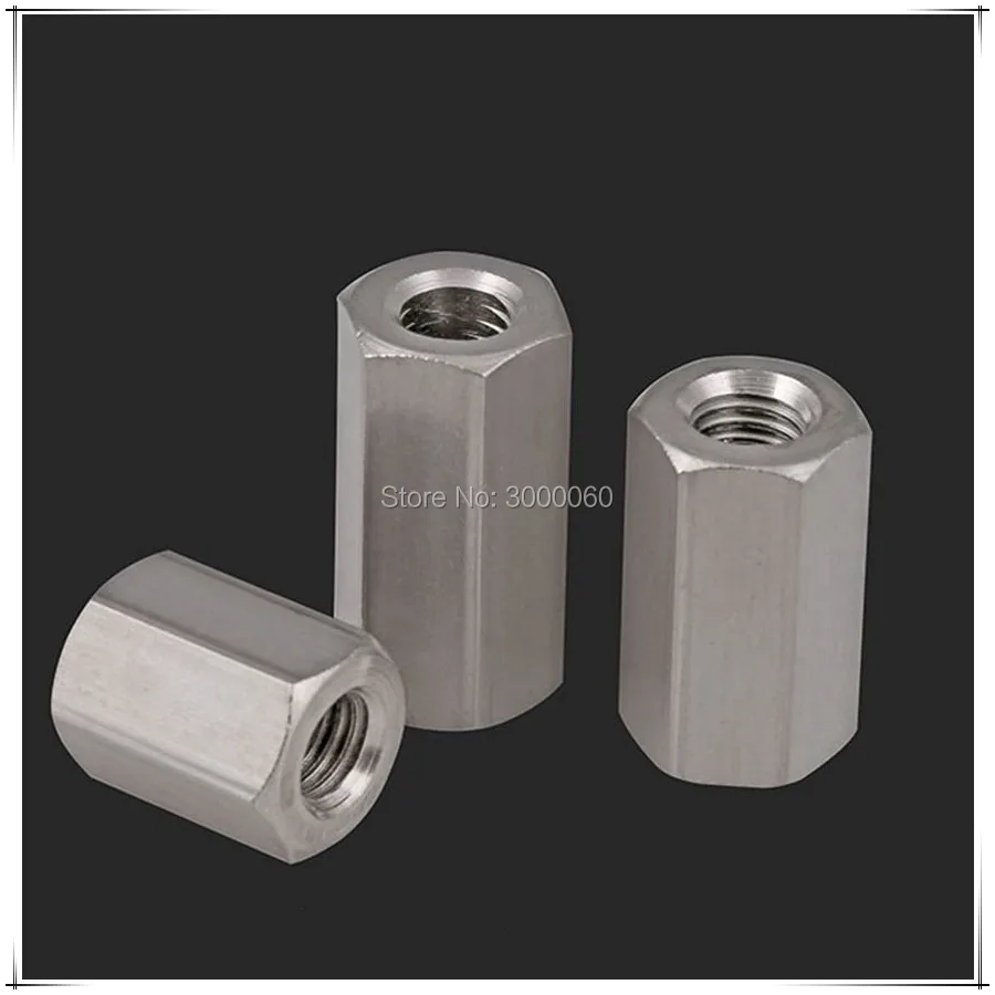 M16 M20 M24 Din6330 Stainless Steel 304 Female To Female Long Hexagon ...