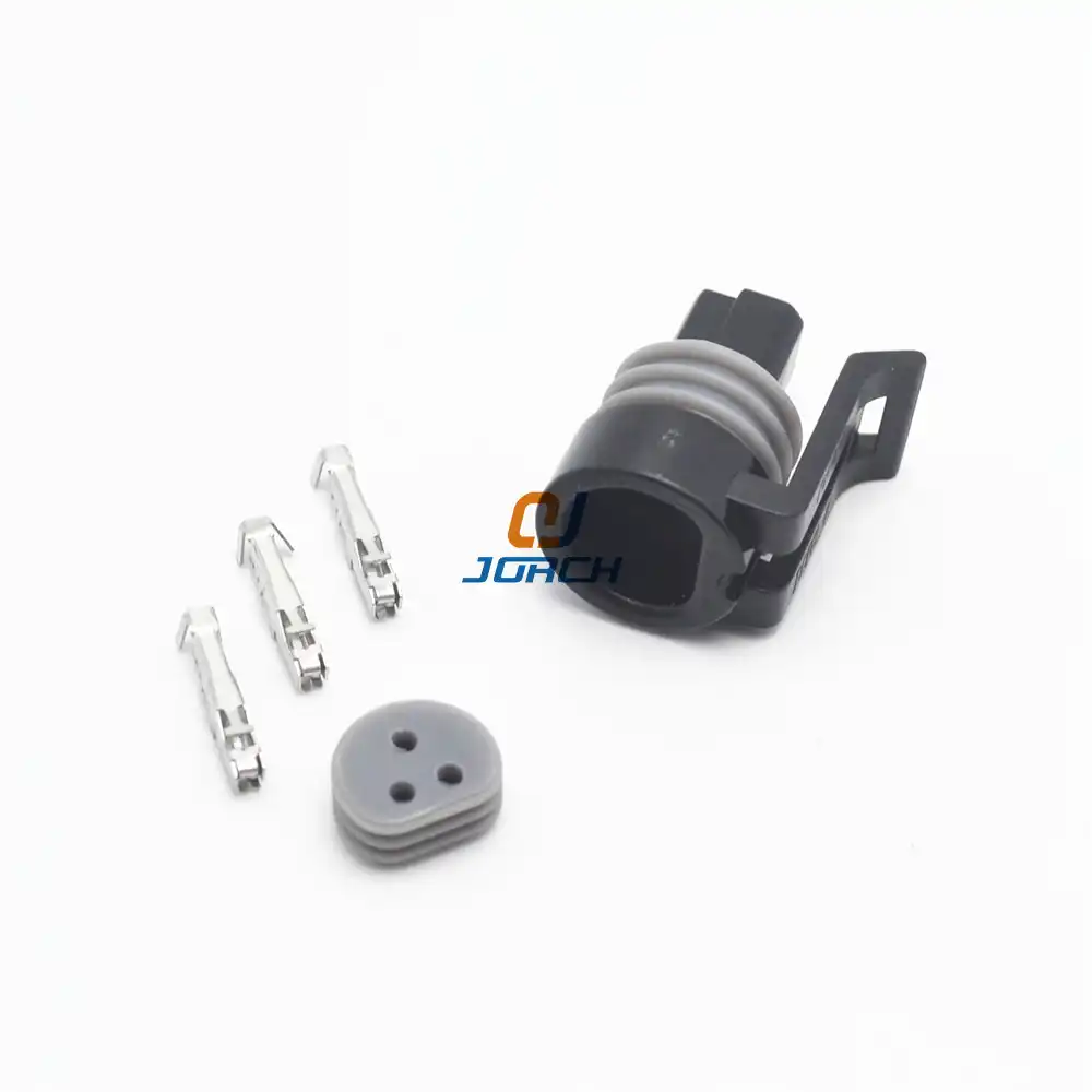 10 sets 3 pin waterproof automotive oil Fuel Pressure Sensor Connector ...