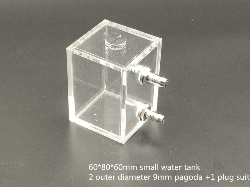 Computer Water-cooled Water Tank Full Transparent Water Tank Mini Water ...