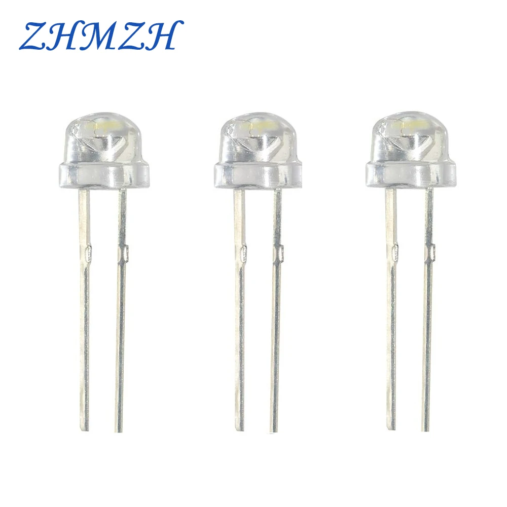 100pcs/Lot High Brightness LED Straw Hat Lamp Bead Light-emitting Diode ...