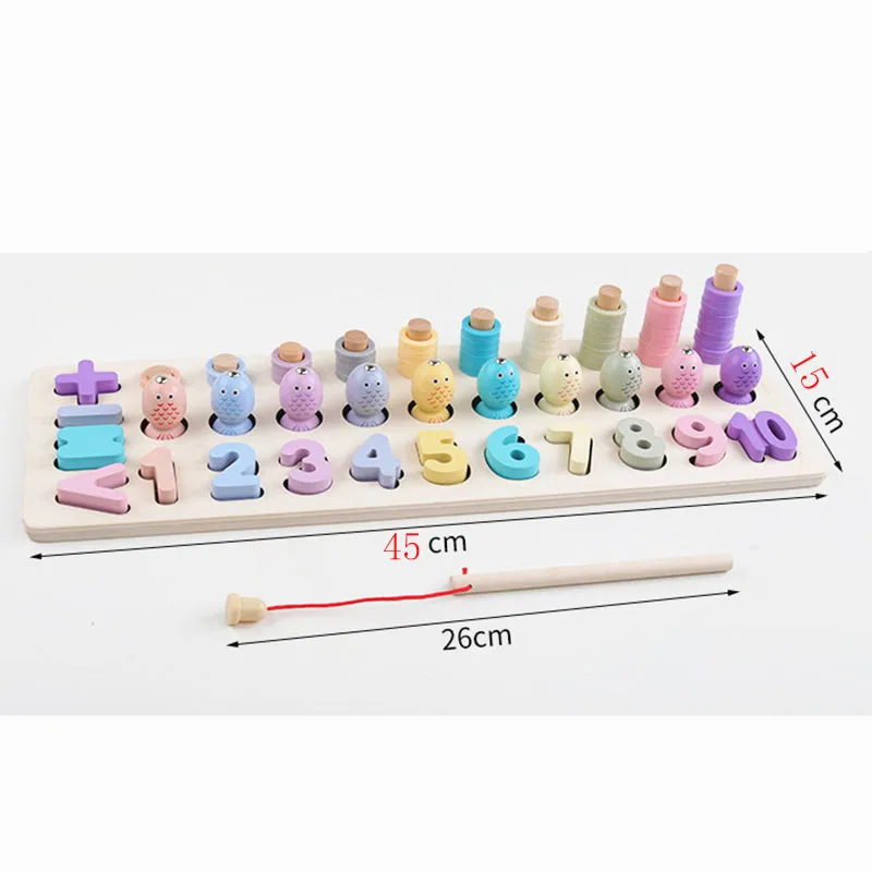 New Montessori Jigsaw Wooden Puzzle wooden didactic toys grote tangram ...