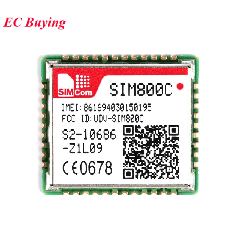 SIM800C-SIM800-Quad-Band-GSM-GPRS-Module-Wireless-Transceiver-Chip-IC ...