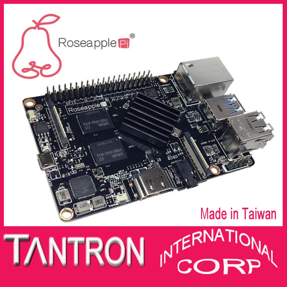 Free Shipping!! Roseapple Pi Quad cores ARM Cortex A9 & PowerVR GPU ...