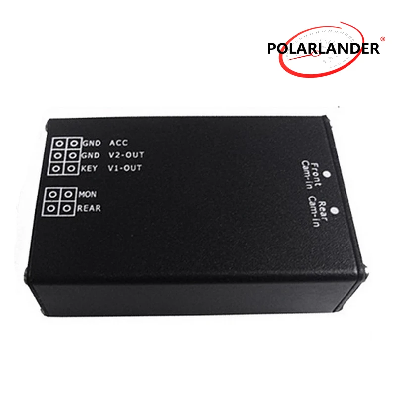 Car Camera Control Box 4 Way Cameras Switch System For Rear Left Right ...