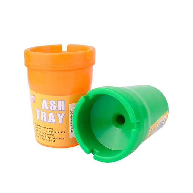 Mini Colorful Ashtray Portable Cigarette Cup Car Butt Bucket Cigarette ...