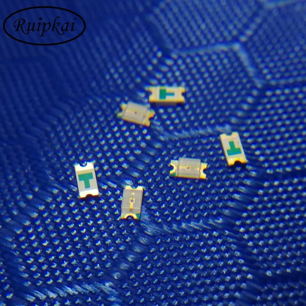 100 stücke 3216 Blaue LED 1206 SMD Ultra Helle leuchtdiode GRÖßE: 3,2*1 ...