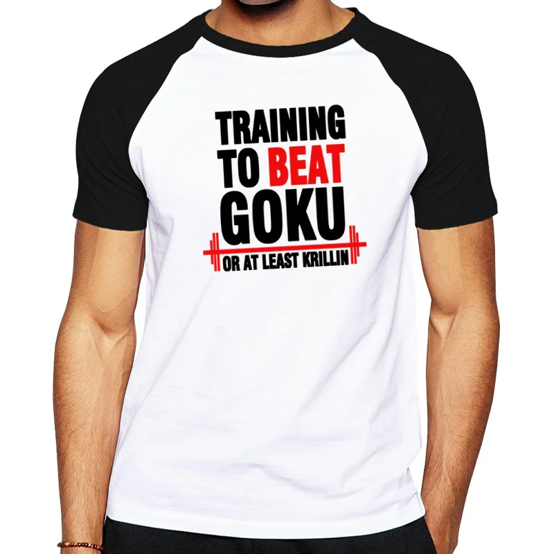 Fashion tidal current dragon ball logo men t shirt to beat goko words ...