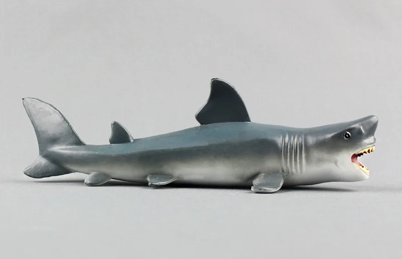 Marine-life-simulation-Great-white-shark-Static-Plastic-toy-model ...