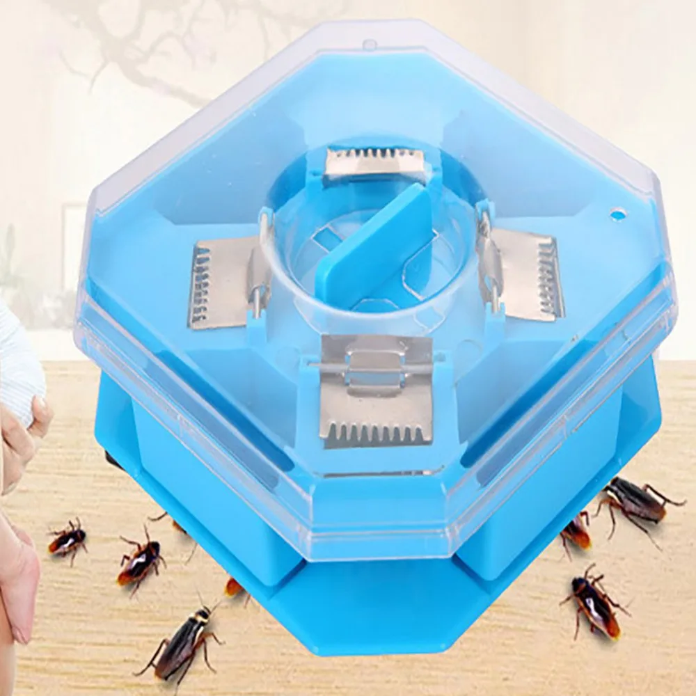 Cockroach Trap Plastic Reusable Insect Bug Catcher Non Toxic Flea Roach ...
