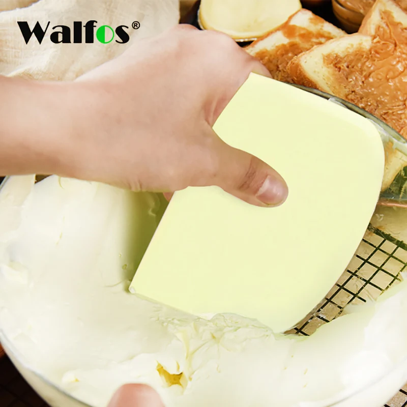 WALFOS Dough Scraper Cream Smooth Cake Trowel Bake Pastry Tool Dough ...