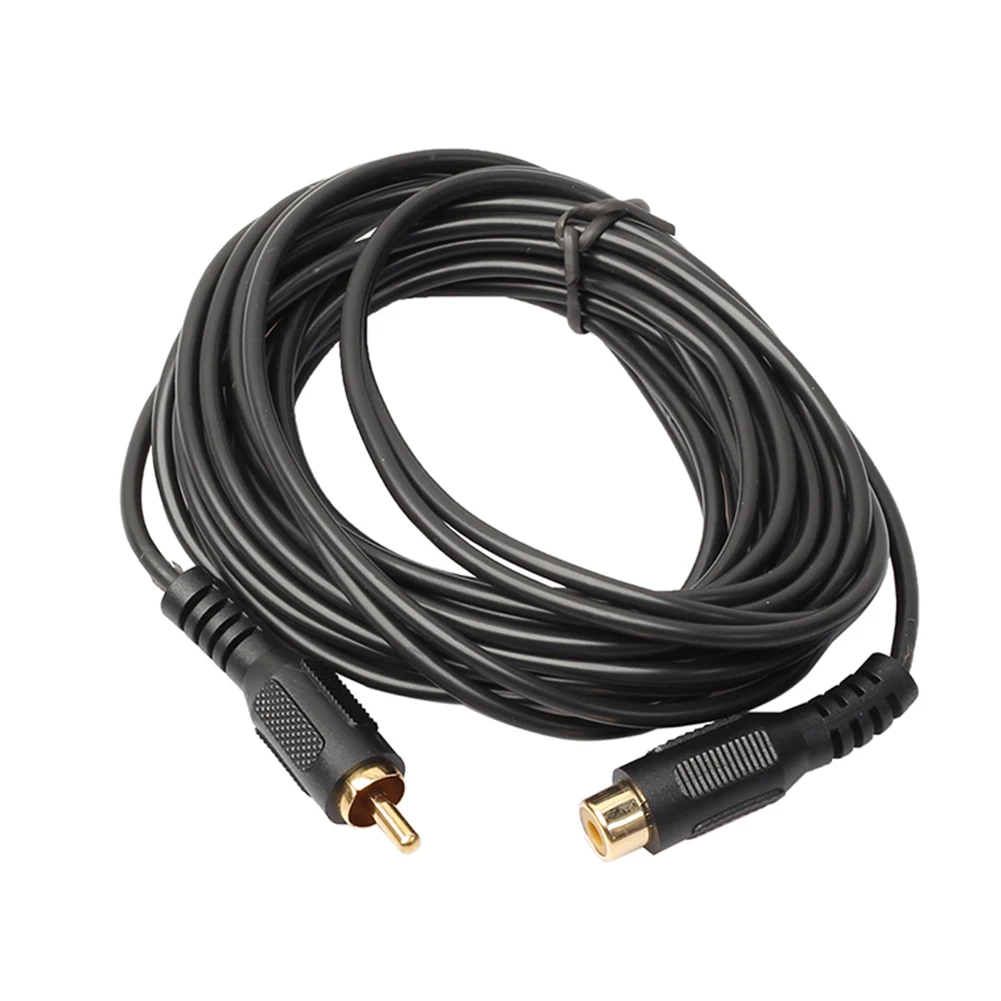 1.8m/4.5m/7.6m Single RCA Male to Single RCA Female Extension Cable RCA ...